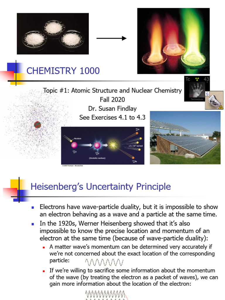 Chem1000 Lecture09-10 Quantum Numbers | PDF | Atomic Orbital ...