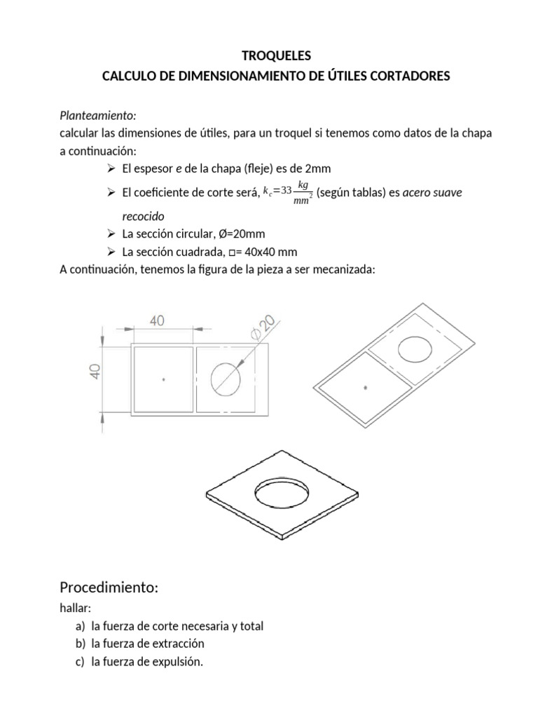 2 Matriceria Base de Troquel | PDF | Metalurgia | Sector secundario de la economía