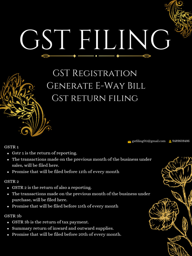GST Registration and Filing Guide | PDF