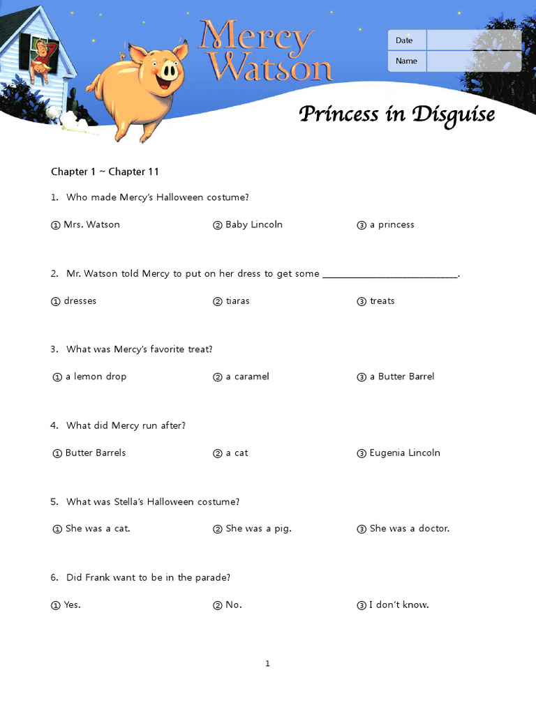 4-1 MW - Princess in Disguise - WS | PDF