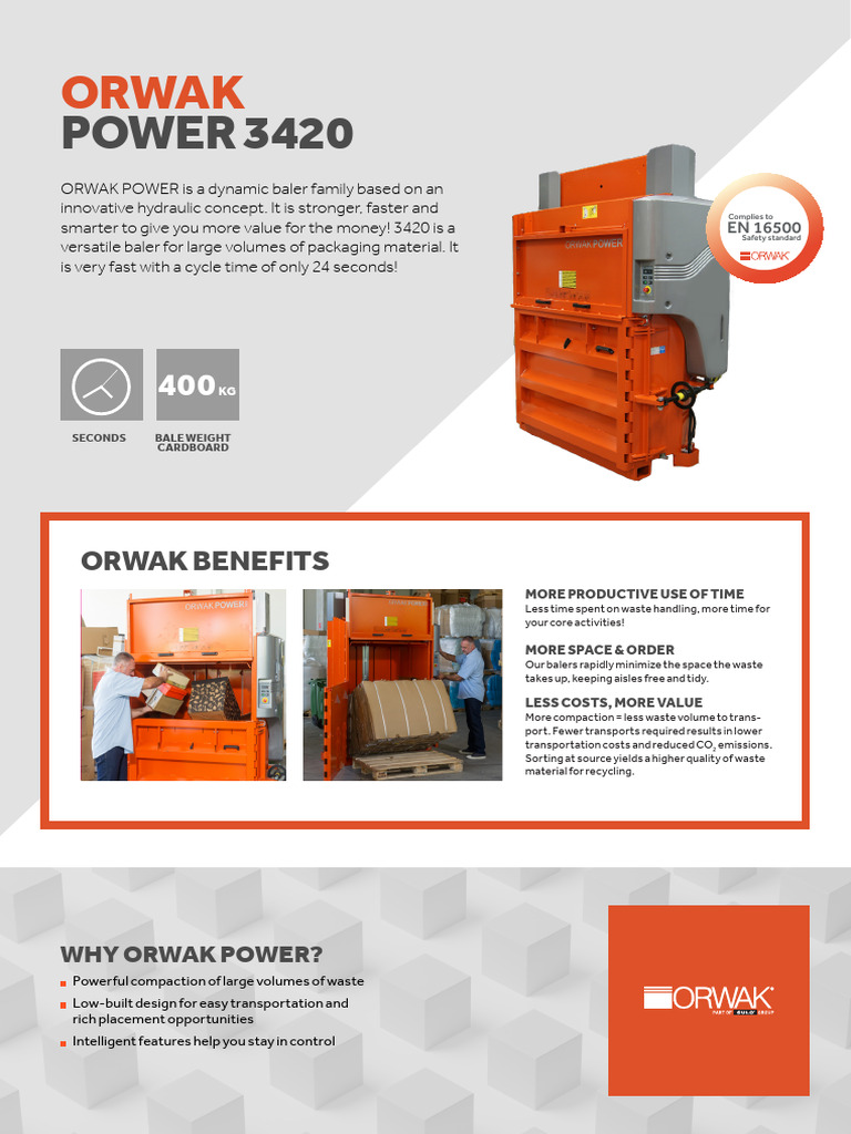 Orwak Power 3420 en | PDF