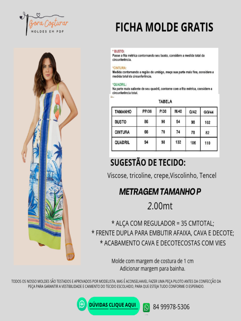 Ficha Tecnica Simplificada Molde Gratis | PDF