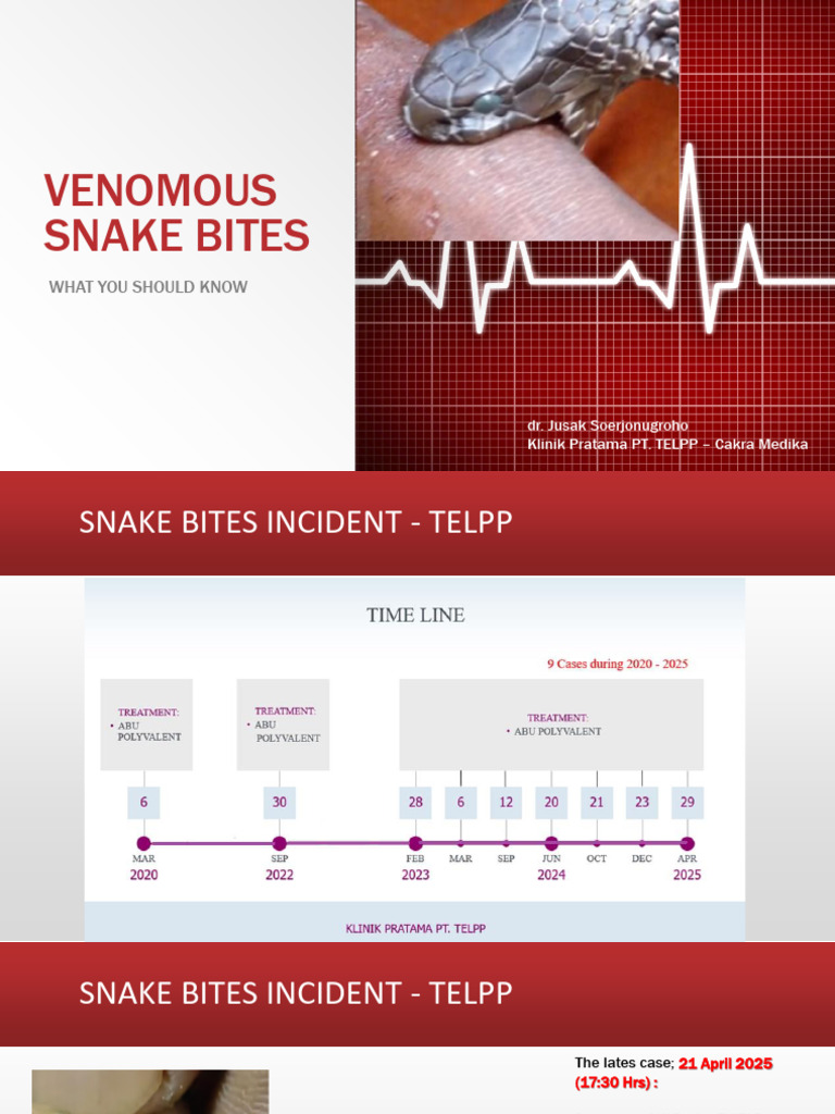 Venomous Snake Bites | PDF