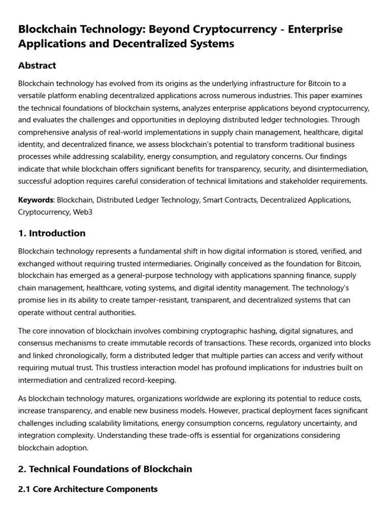 Research Paper 5 - Blockchain Technology and Applications | PDF ...
