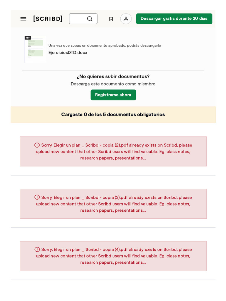Suba Un Documento - Scribd | PDF | Scribd