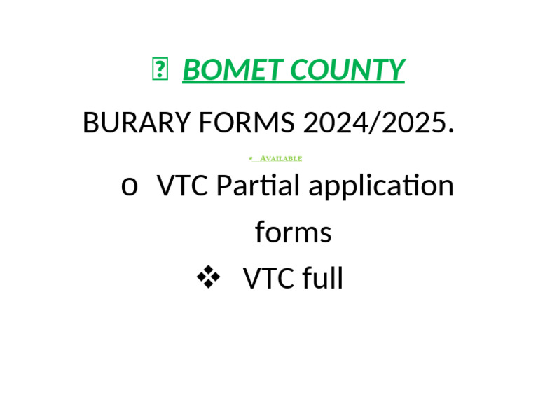 Bomet County | PDF