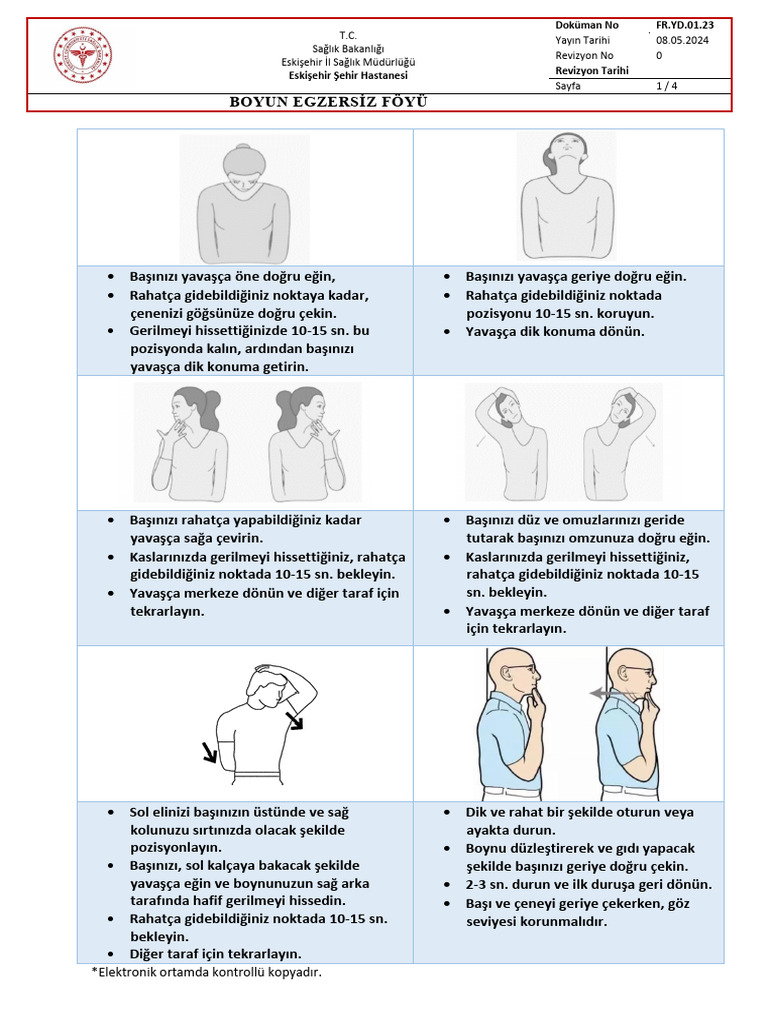 Boyun Egzersiz | PDF
