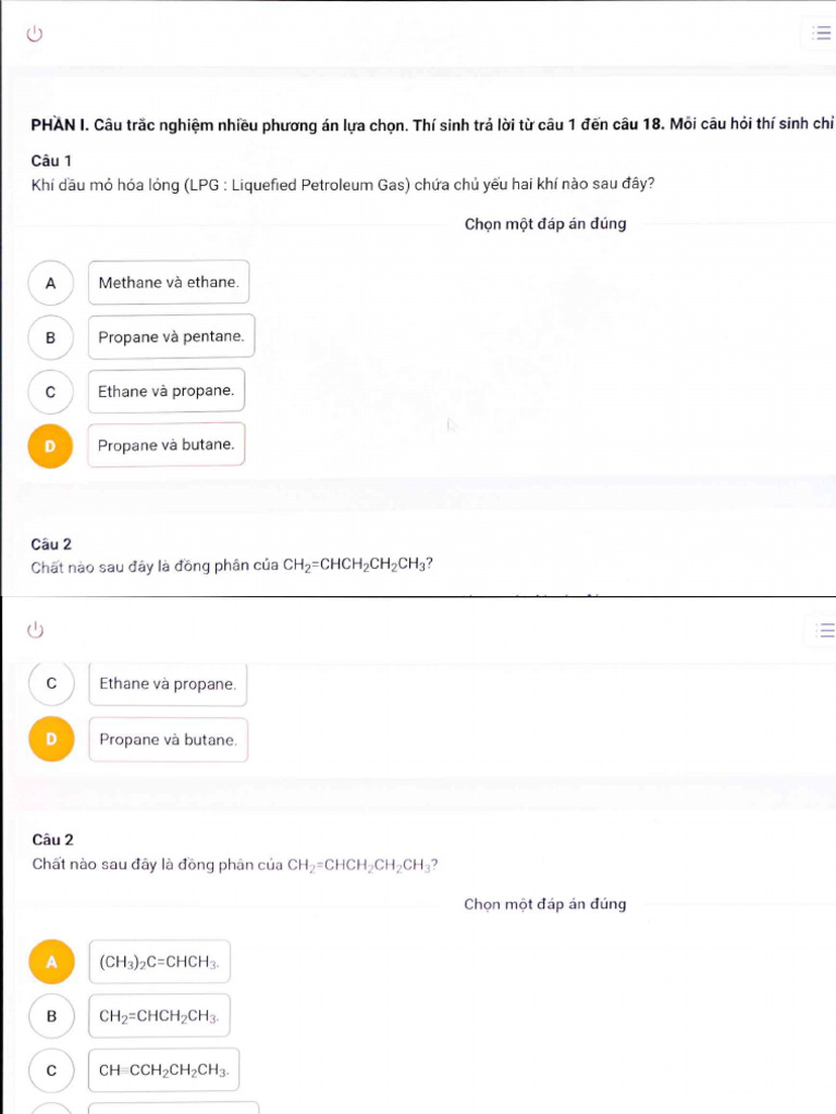 Đề Thi Hoá 11 HK2 24-25 | PDF