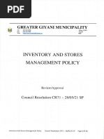 Inventory Policy and Procedures | PDF | Inventory | Business