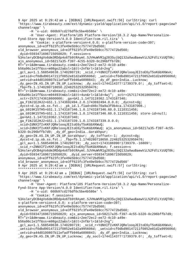 Logout Issue Logs2025!04!09 | PDF | Software