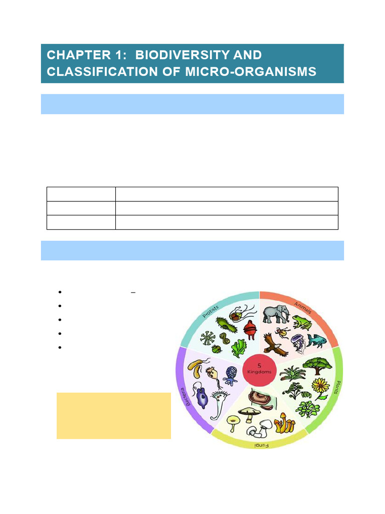 Biodiversity of Microorganisms | PDF | Candidiasis | Bacteria