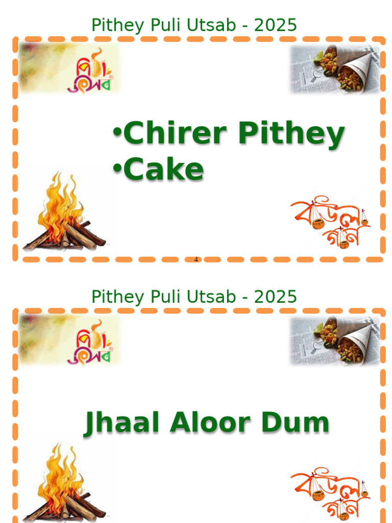 Pithe Puli 2025 Design | PDF | Western Cuisine | Cooking