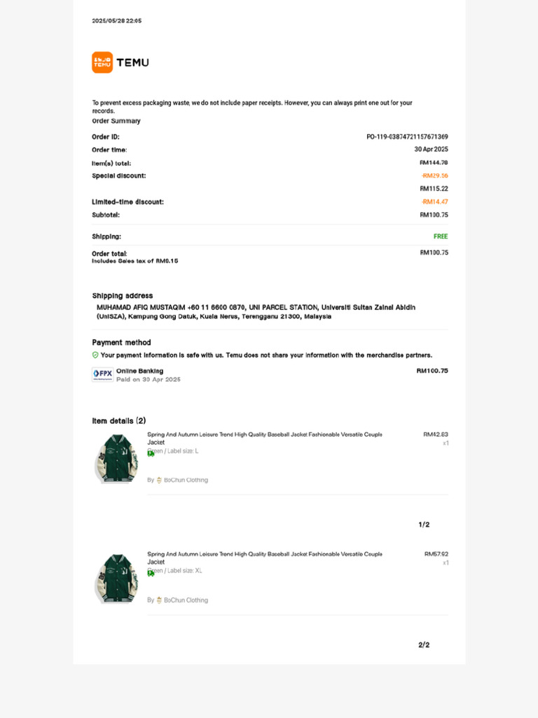Temu Web Document | PDF