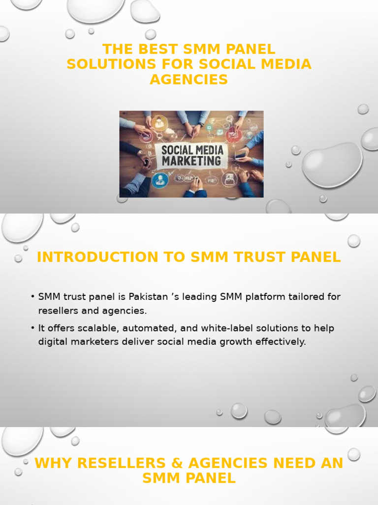 The Best SMM Panel Solutions For Social Media | PDF