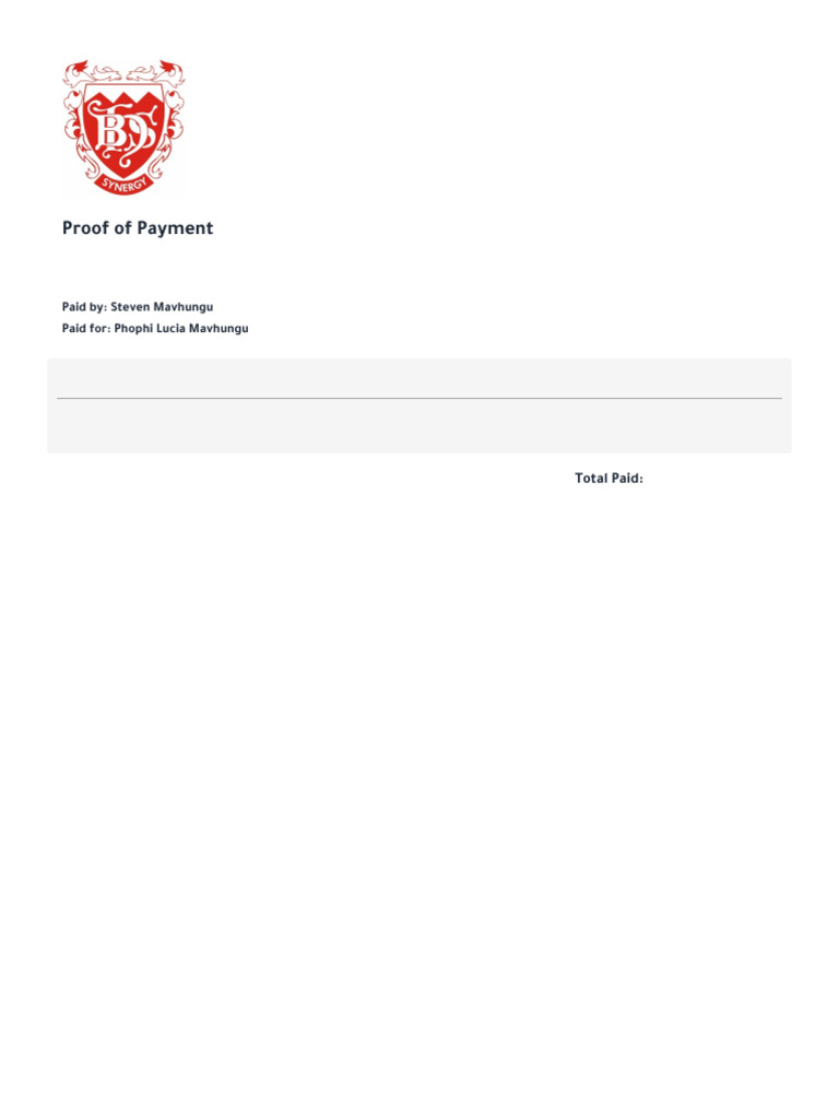 Payment Receipt - Bracken Shirt - Black | PDF