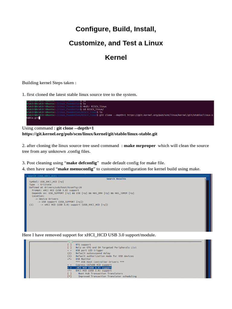Build Customize New Kernel Riscv | PDF
