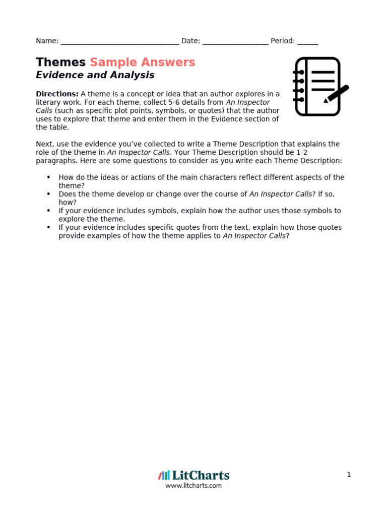 Theme Analysis Sample Answers | PDF | Capitalism