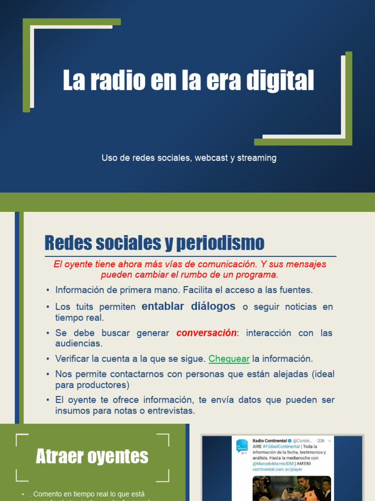 Innovación en la Radio Digital | PDF | Internet | Streaming Media