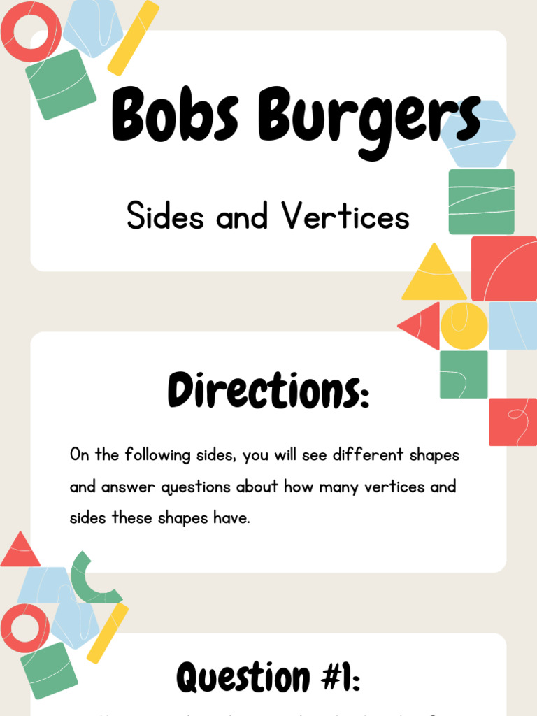Colorful Illustrative Shapes Math Presentation | PDF
