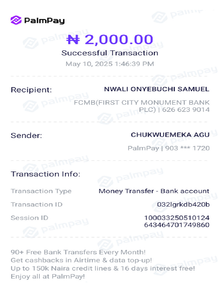 Receipt John | PDF