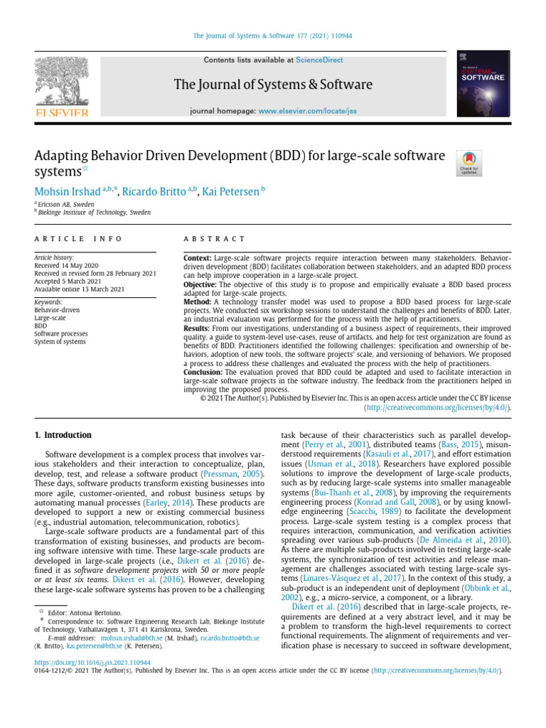 Article 2 | PDF | Information Technology Management | Software Development