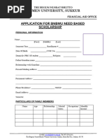 SRC Trust Fund - Application Form | PDF