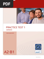 TELC-B1-Modelltest en | PDF