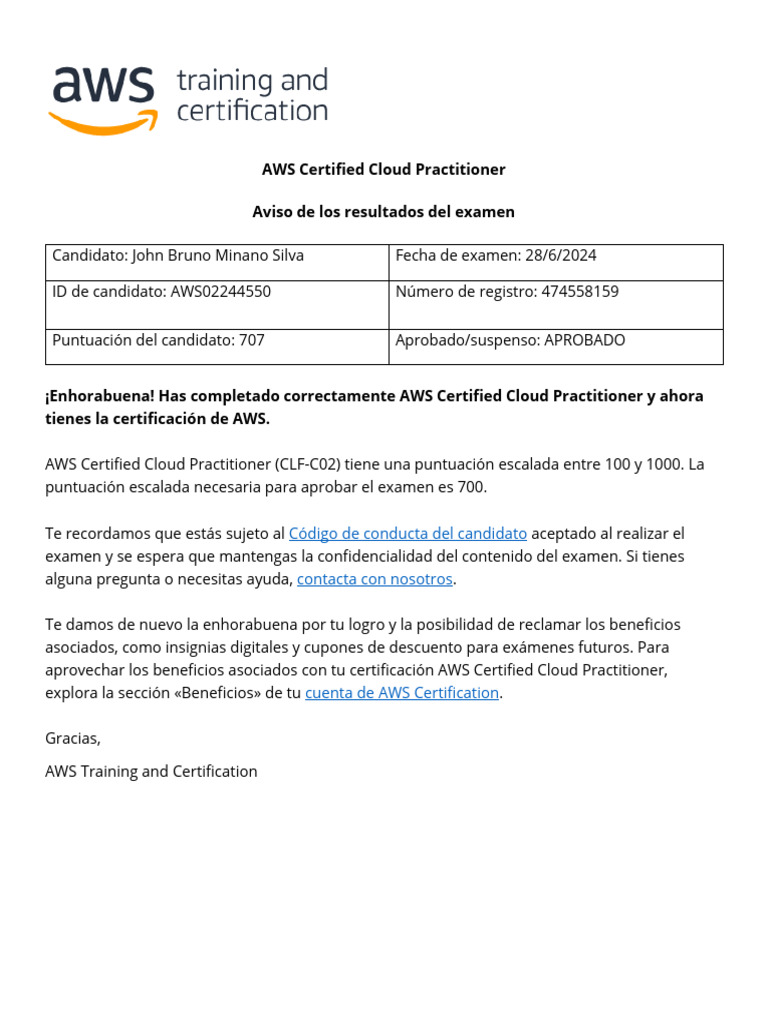 AWS Certified Cloud Practitioner | PDF