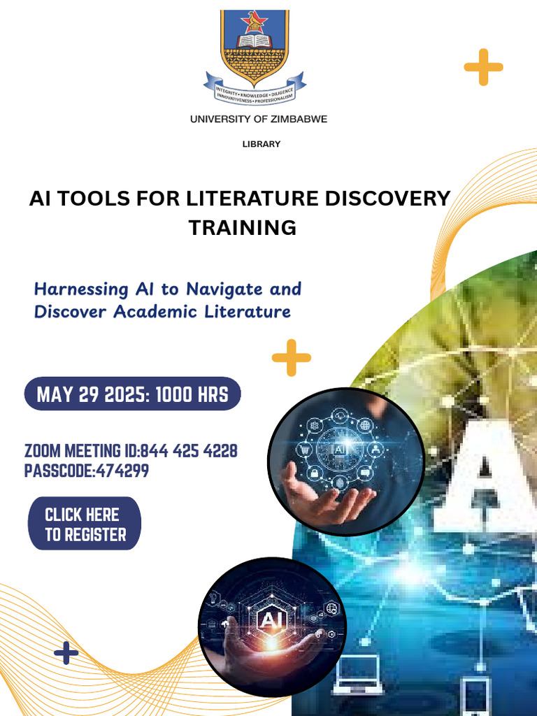 AI Tools For Literature Discovery Training Flier - May2025 | PDF