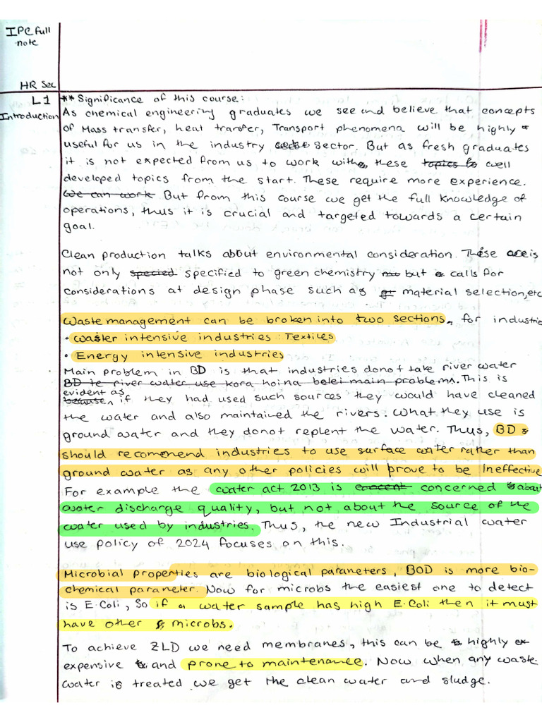 IPC HR Full Note Section - SFT | PDF