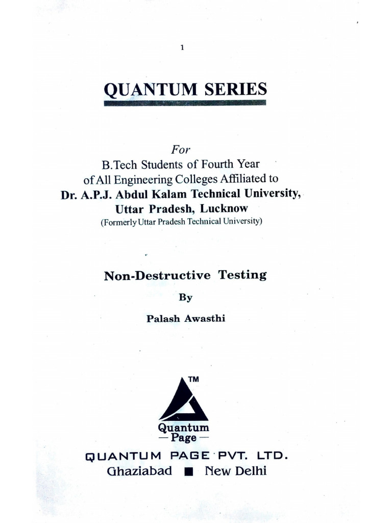 NDT Quantam Seb | PDF