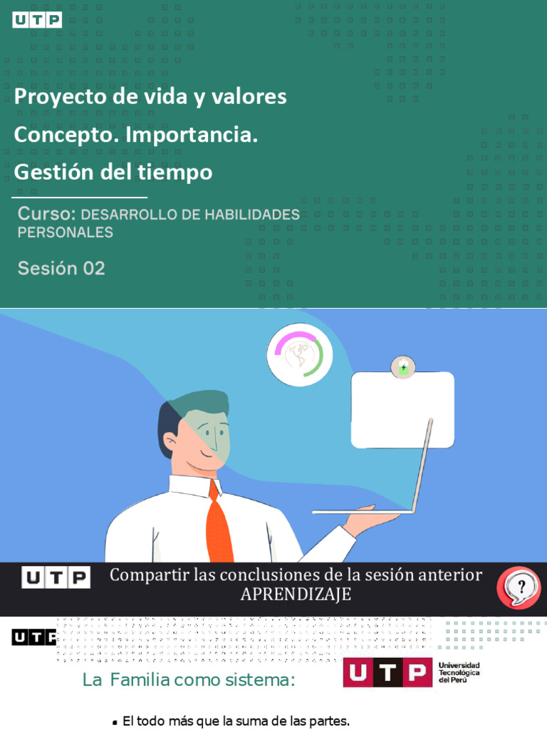 S02 - S1proyecto de Vida y Valores Concepto | PDF | Ciencias del comportamiento | Aprendizaje
