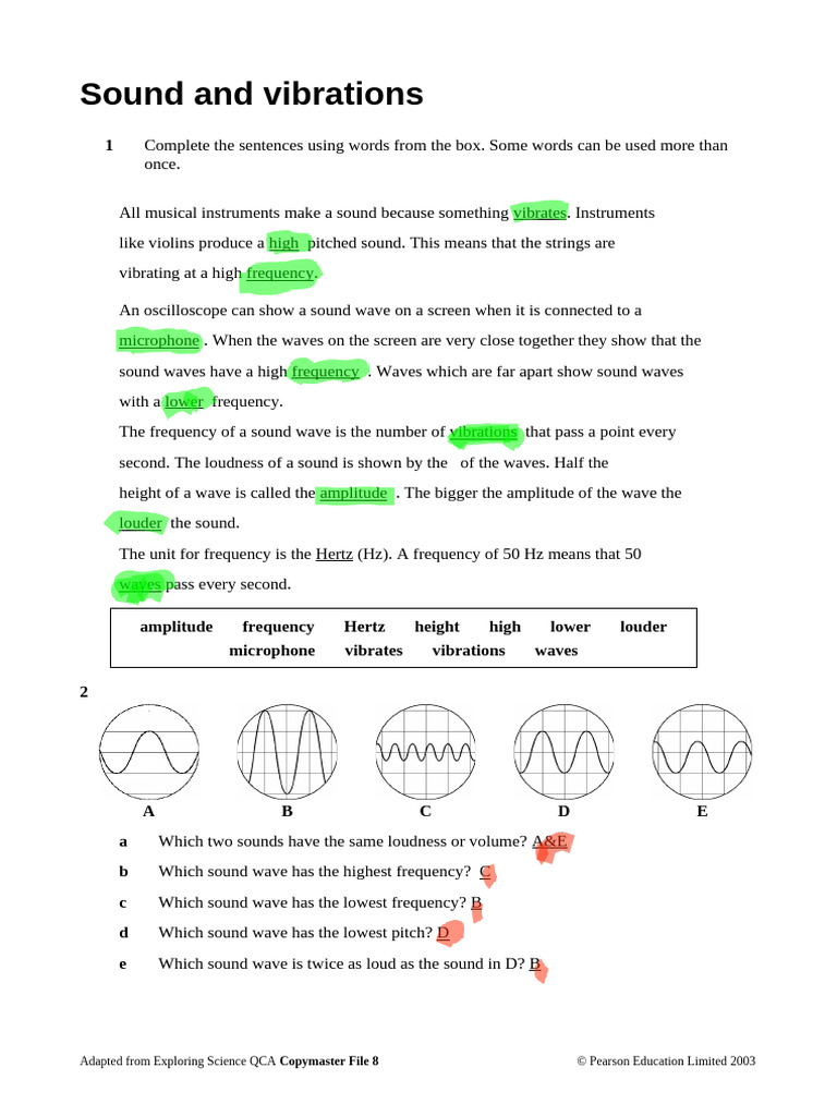 Sound and Vibrations | PDF