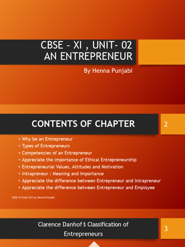 Entrepreneurship Chapter 2 | PDF | Entrepreneurship | Motivation