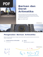 Rumus Sn Deret Aritmatika dan Contoh | PDF | Metode & Bahan Ajar ...