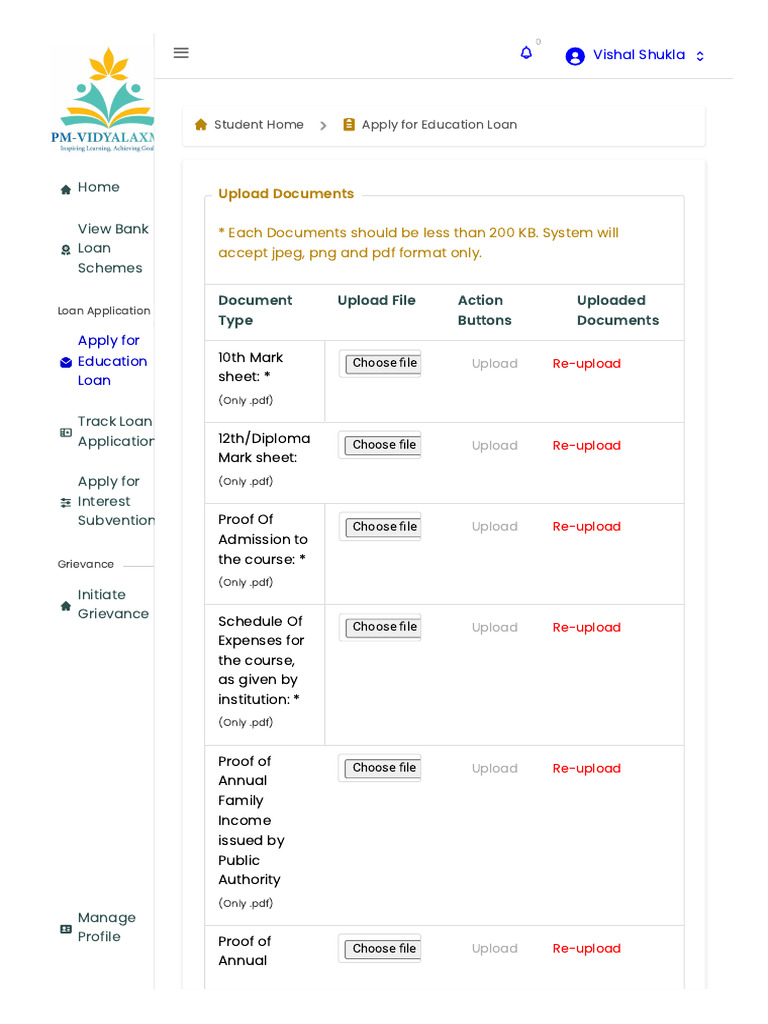 PM Vidyalaxmi Student Login Guide | PDF