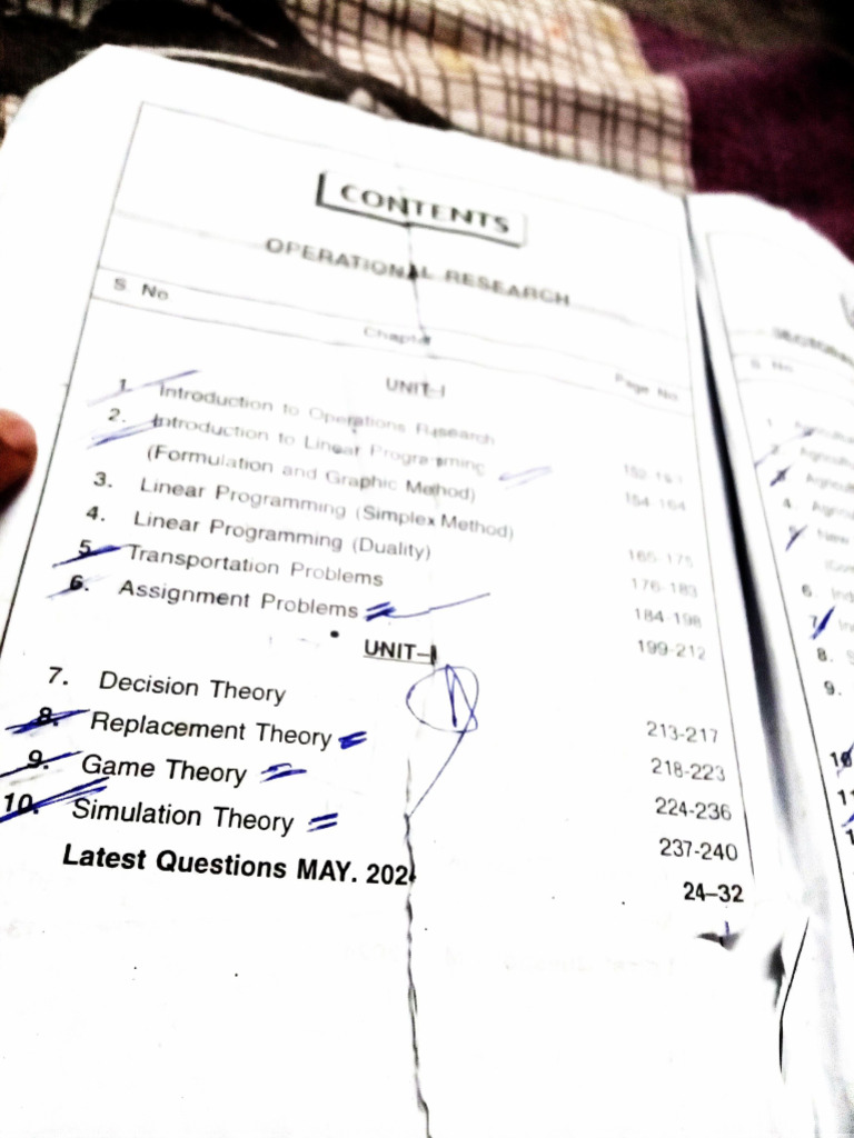 Operational Research | PDF