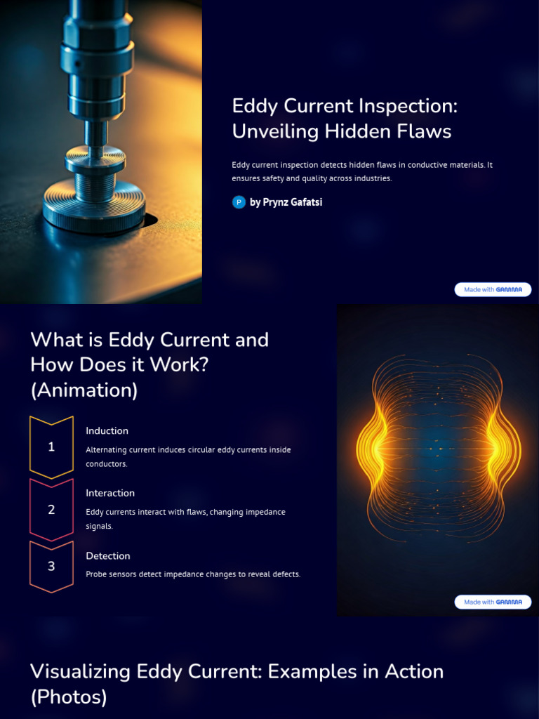 Eddy Current Inspection Unveiling Hidden Flaws | PDF