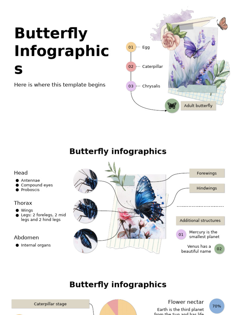 Butterfly Infographics by Slidesgo | PDF | Planets | Butterfly