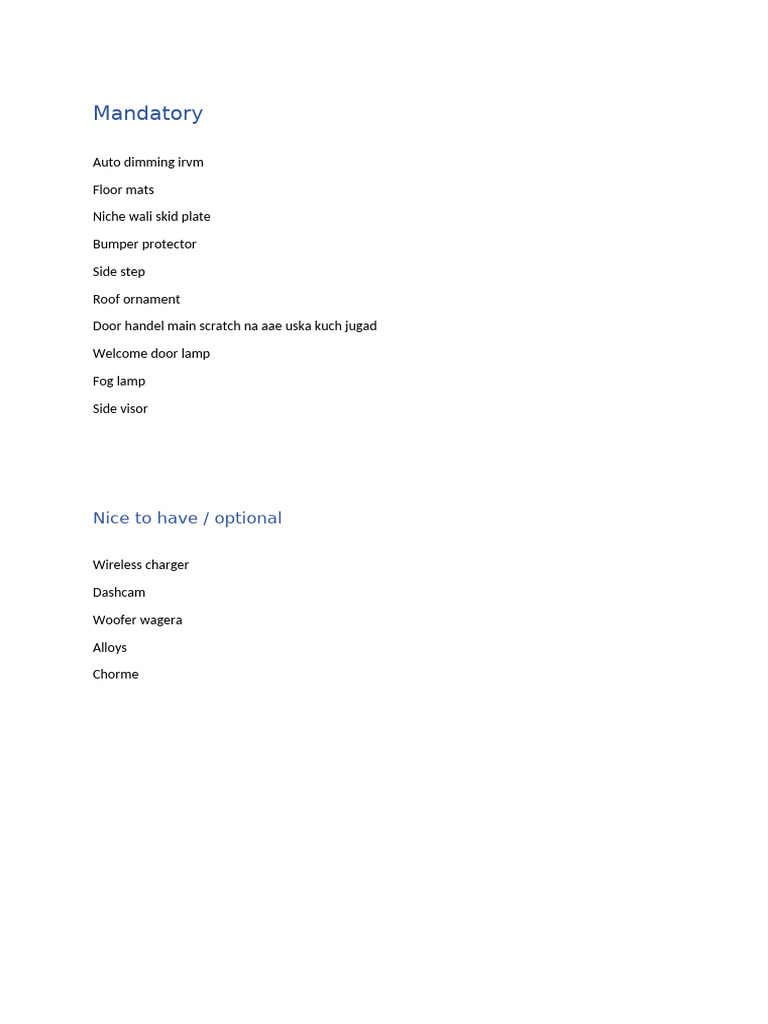 Mandatory | PDF