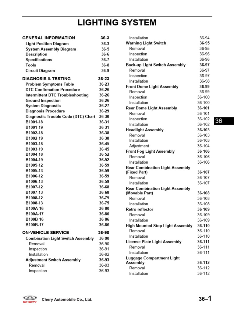Lighting System | PDF | Headlamp | Electrical Engineering