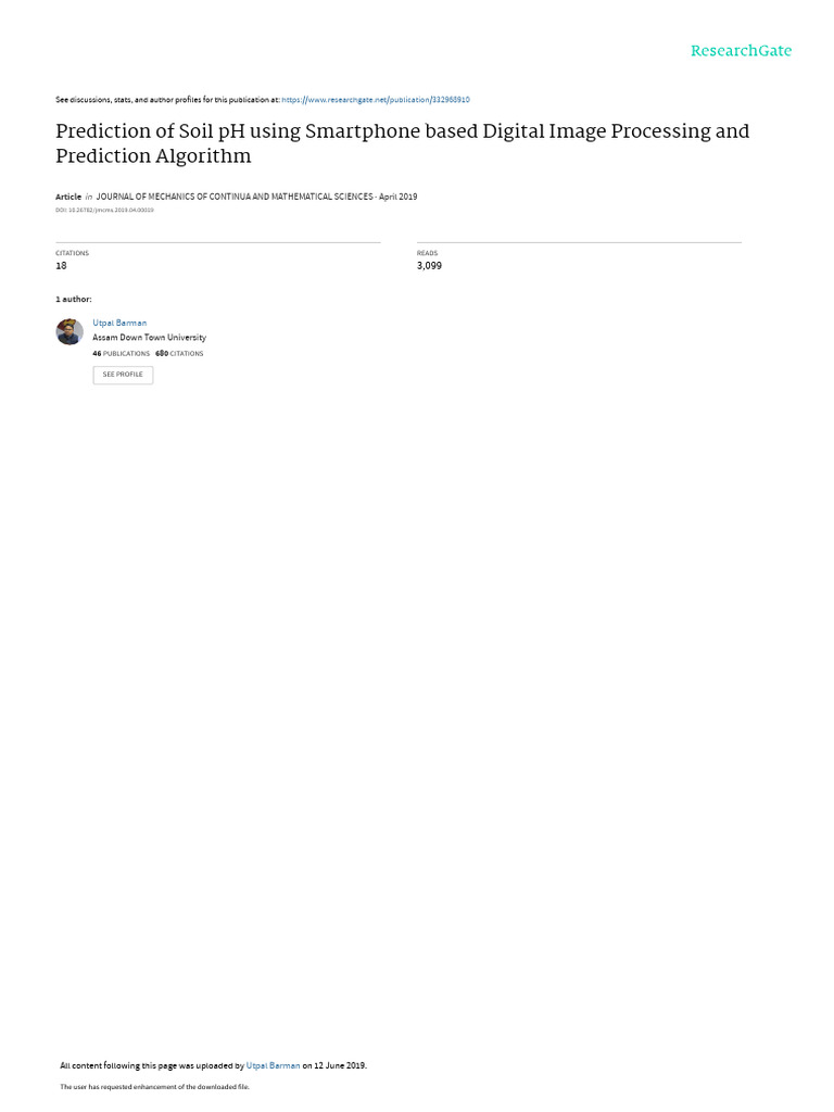 19 Prediction of Soil PH Using | PDF | Mean Squared Error | Regression ...