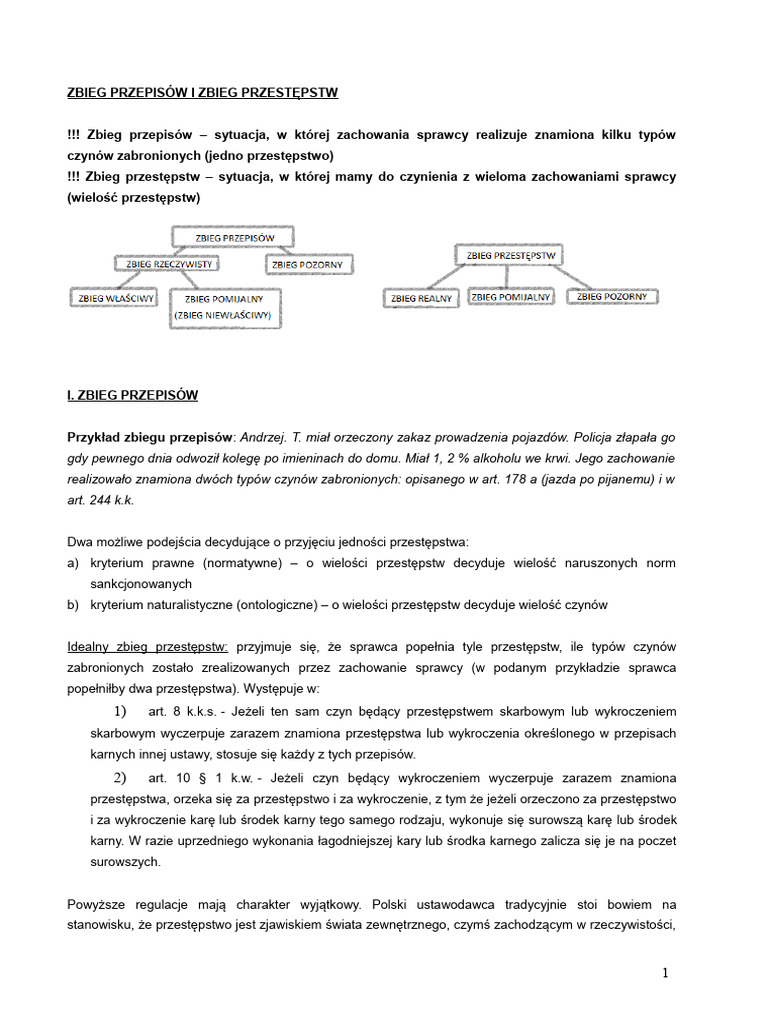 Zbiegi - Skrypt | PDF