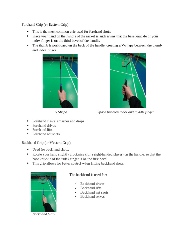 Forehand Grip | PDF