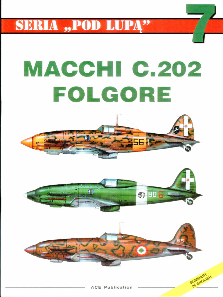 ACE Publication - Pod Lupa 07 - Macchi Mc202 Folgore | PDF