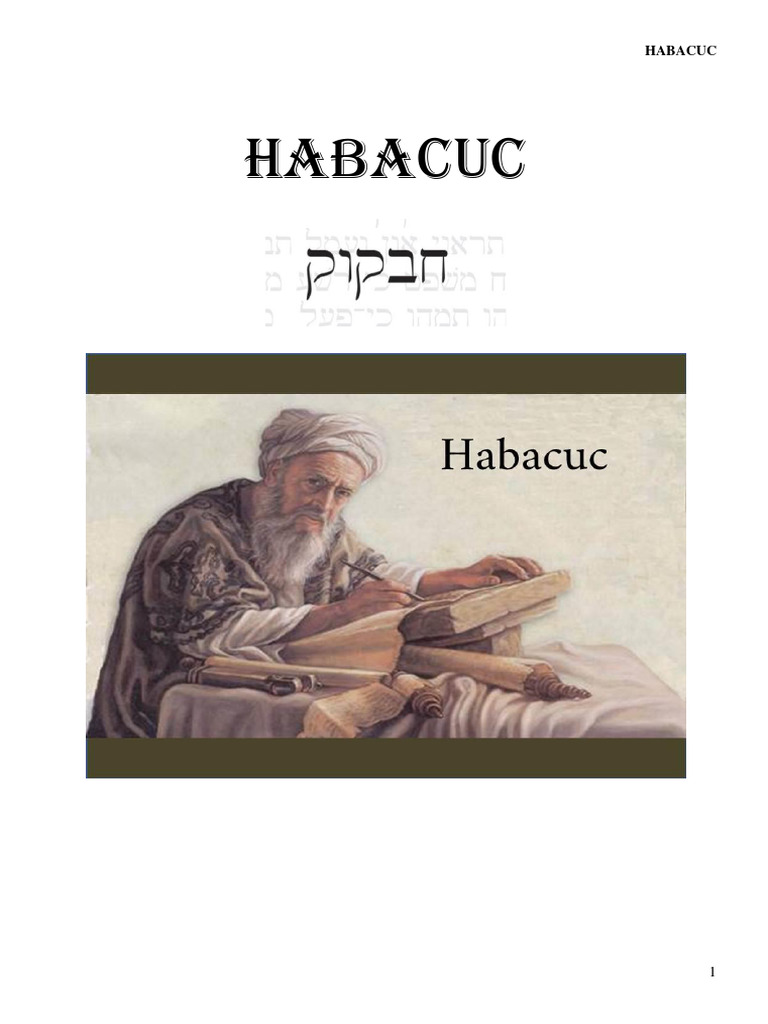 Libro Del Profeta Habacuc | PDF | Dios | Babilonia