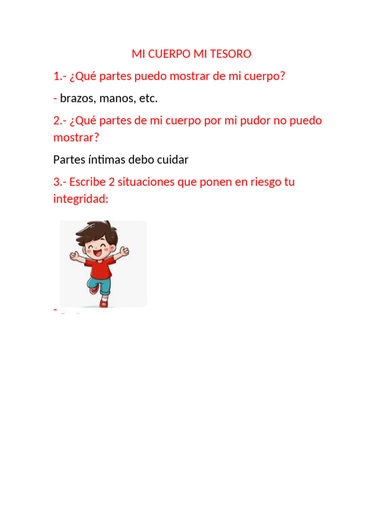 Cuidado del Cuerpo y Pudor Personal | PDF