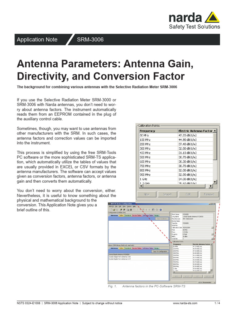 AN HF 1008 E Antenna Factors | PDF | Antenna (Radio) | Electrical Engineering