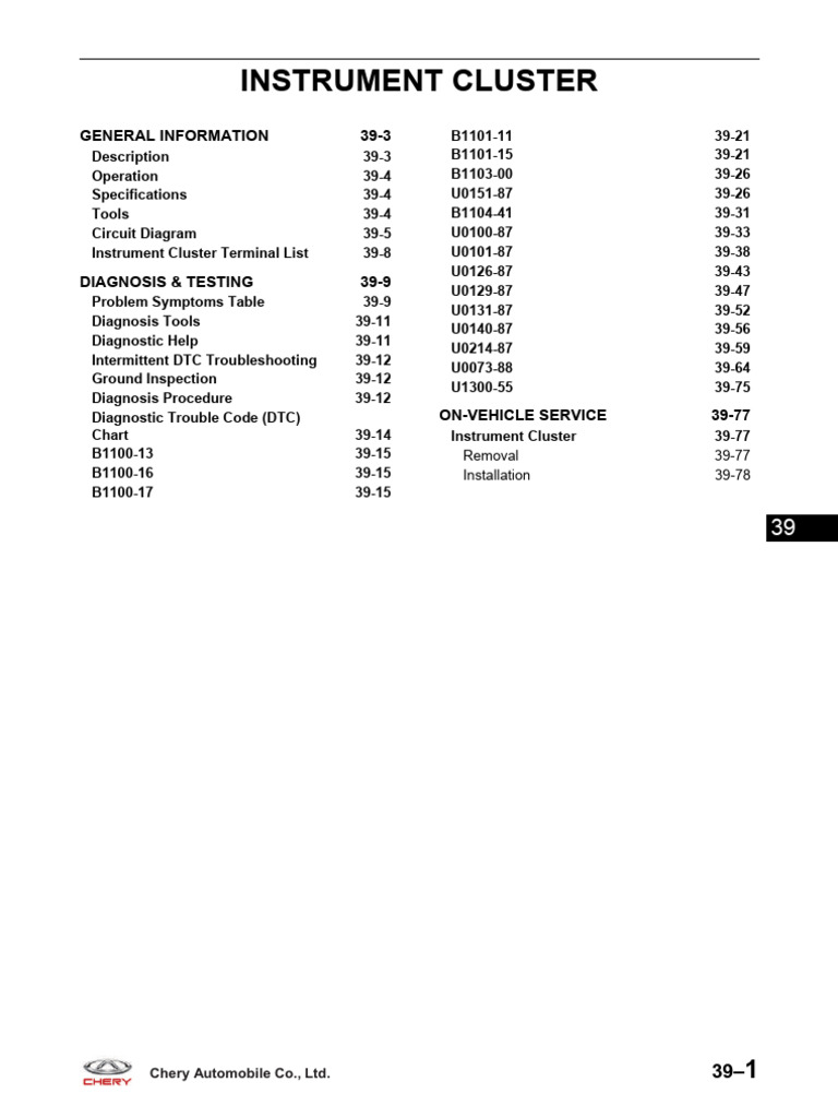Instrument Cluster | PDF | Instrumentation | Machines