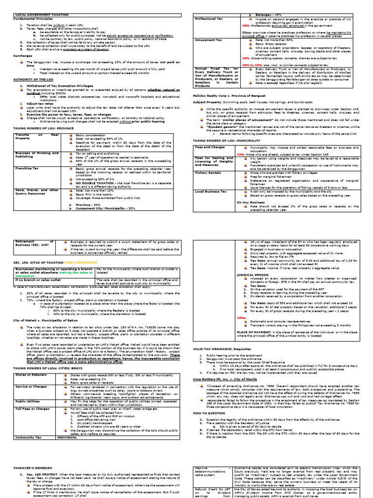 Local Government Taxation Guidelines | PDF | Taxes | Property Tax